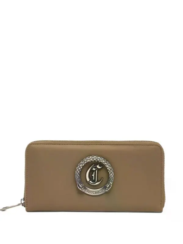 Just Cavalli Logo-detail Zip-fastening Wallet - Brown