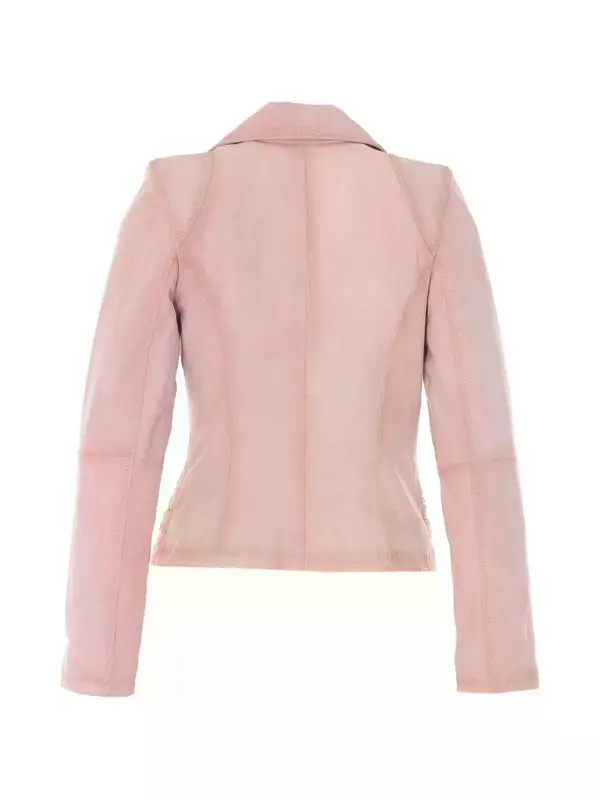 BULLY Zip Suede Jacket - Pink