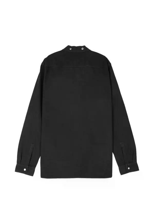 Rick Owens Larry Press-stud Shirt - Black