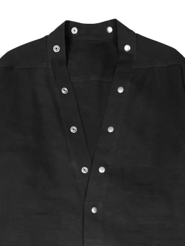 Rick Owens Larry Press-stud Shirt - Black