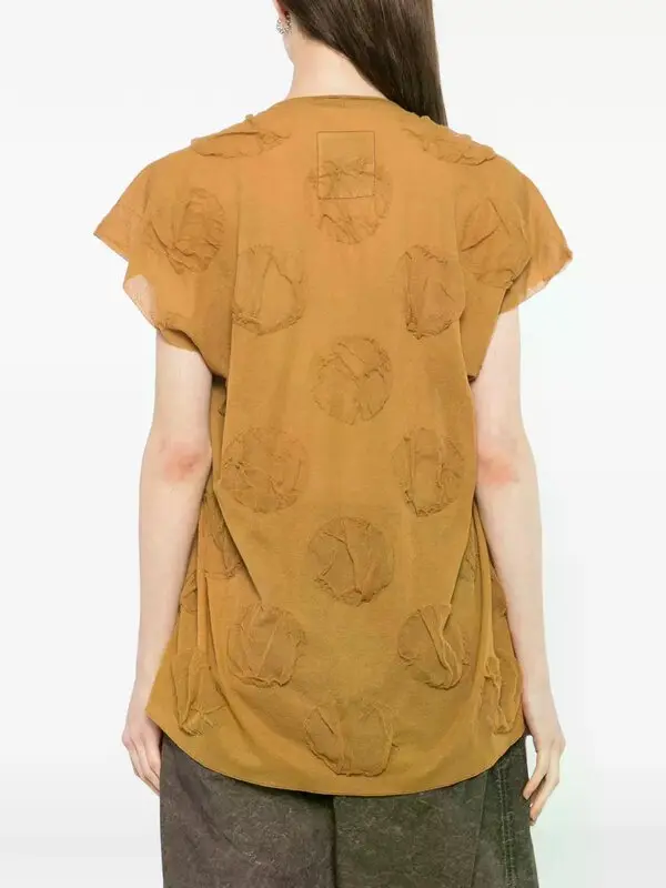 UMA WANG Round-neck Top - Brown