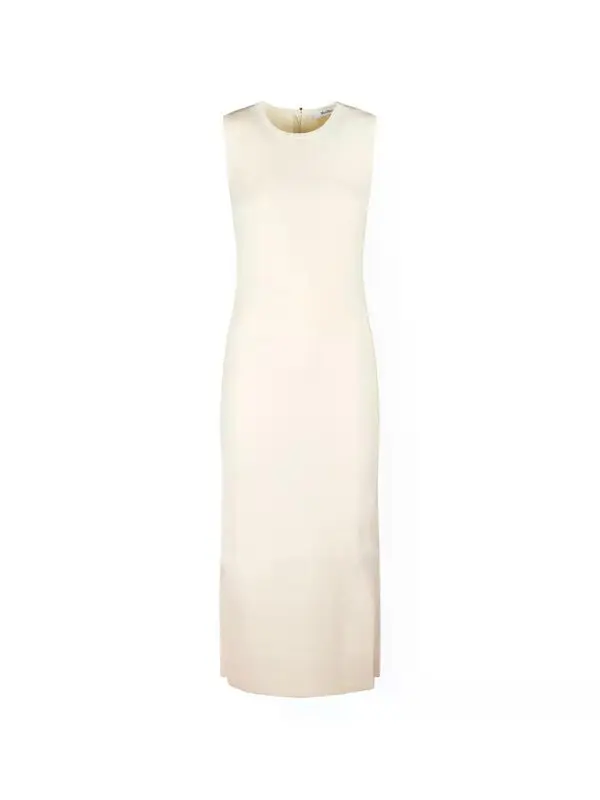 Max Mara Pure Sleeveless Midi Dress - Neutrals