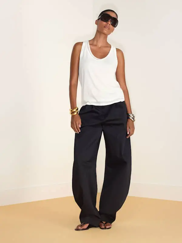 REFORMATION Jemma Knit Top - Ivory