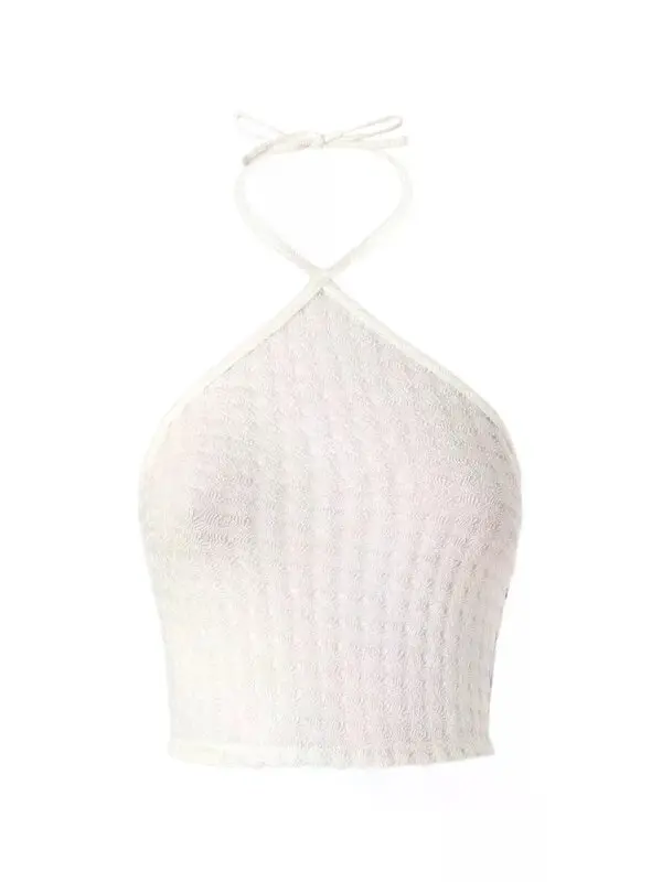 Missoni Halterneck Top - White