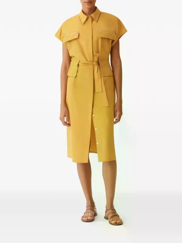 Fabiana Filippi Zip Pocket Shirt Dress