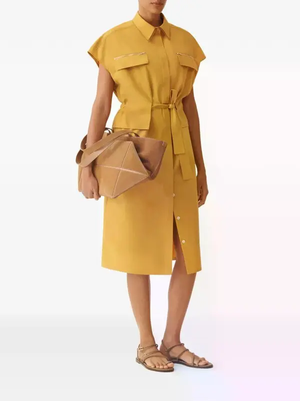 Fabiana Filippi Zip Pocket Shirt Dress