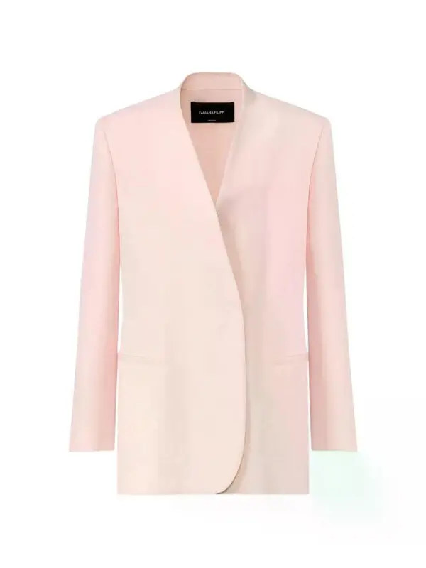 Fabiana Filippi Notched Collar Jacket - Pink