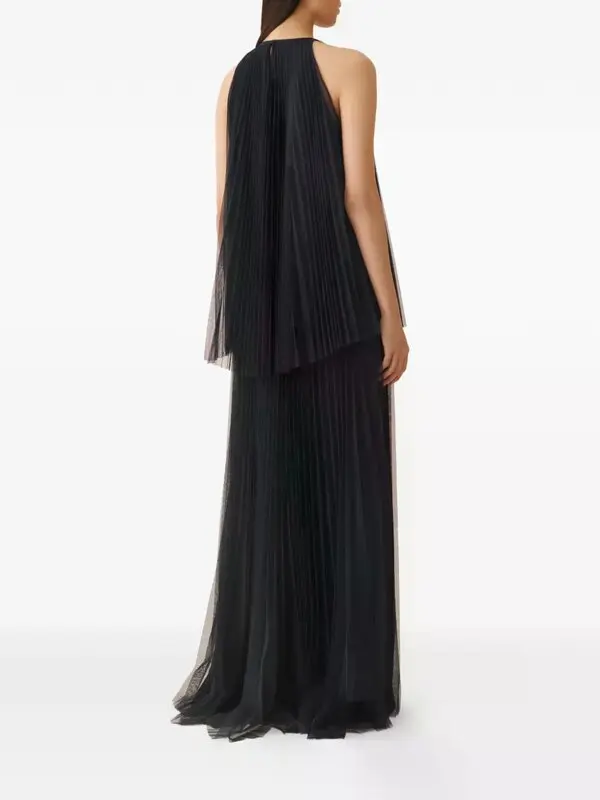 Fabiana Filippi Pleated Layered Dress - Blue