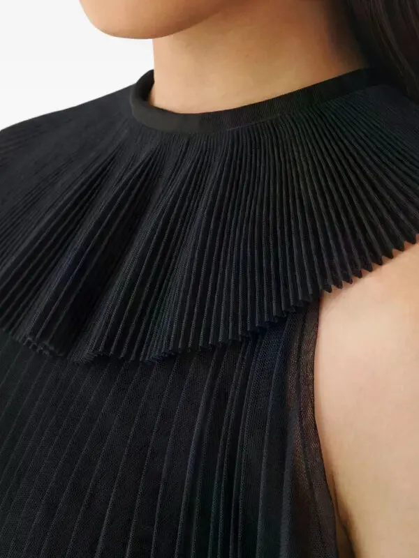 Fabiana Filippi Pleated Layered Dress - Blue