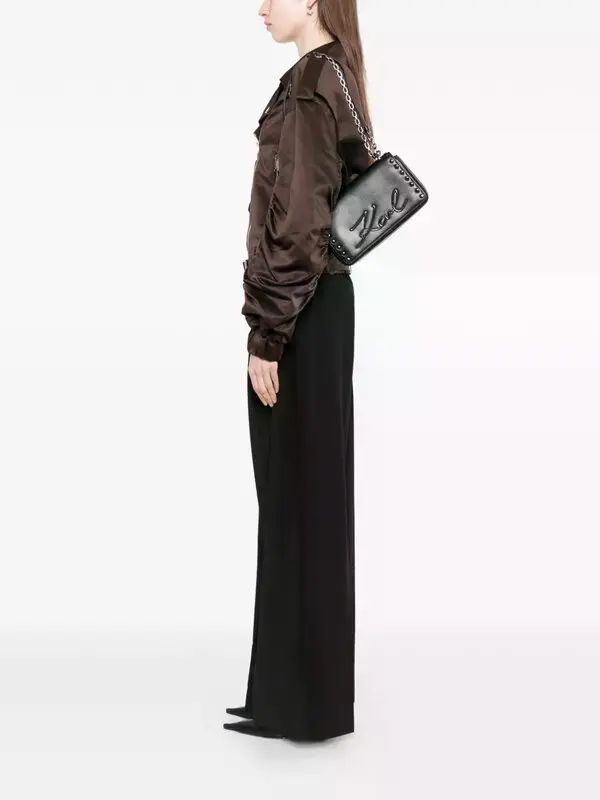 Karl Lagerfeld Signature Chain Crossbody Bag