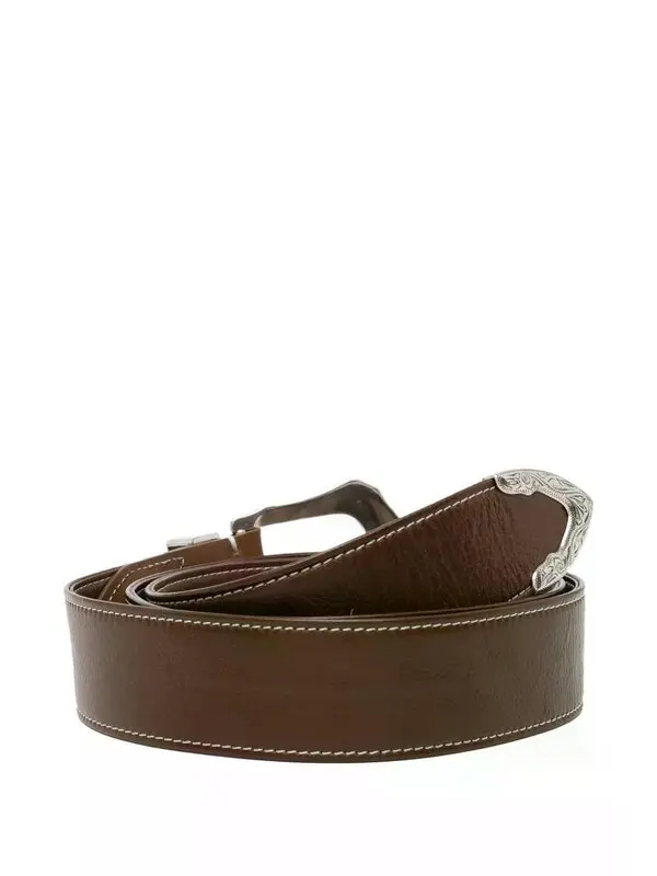 Toga Buckle-fastening Leather Belt