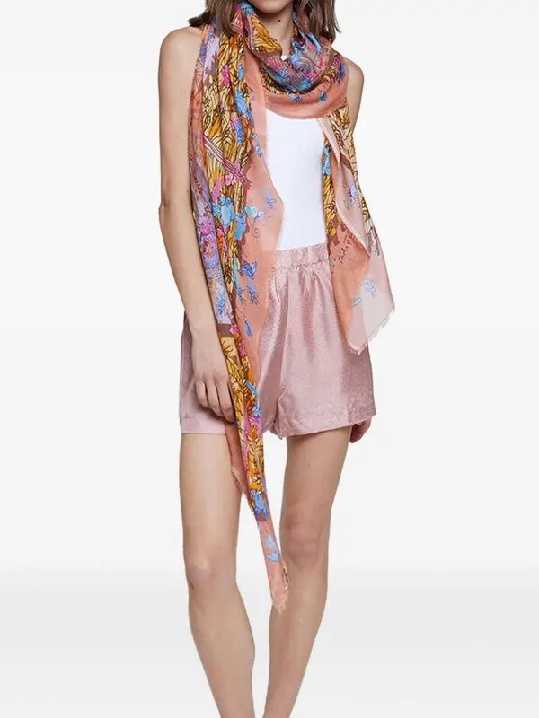 Faliero Sarti New Roma Silk Blend Stole - Multi