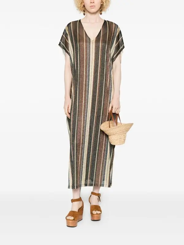 SIYU Striped Zoe Kaftan Dress - Multi