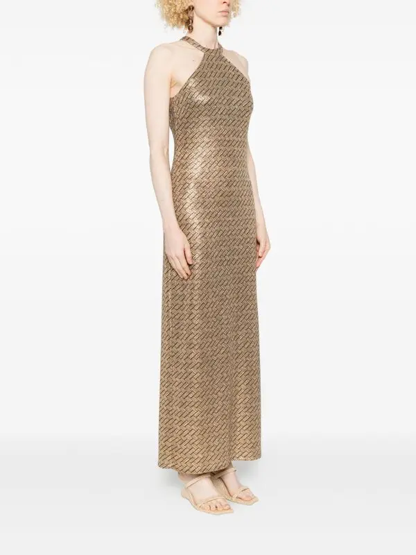 SIYU Tallis Long Dress - Brown
