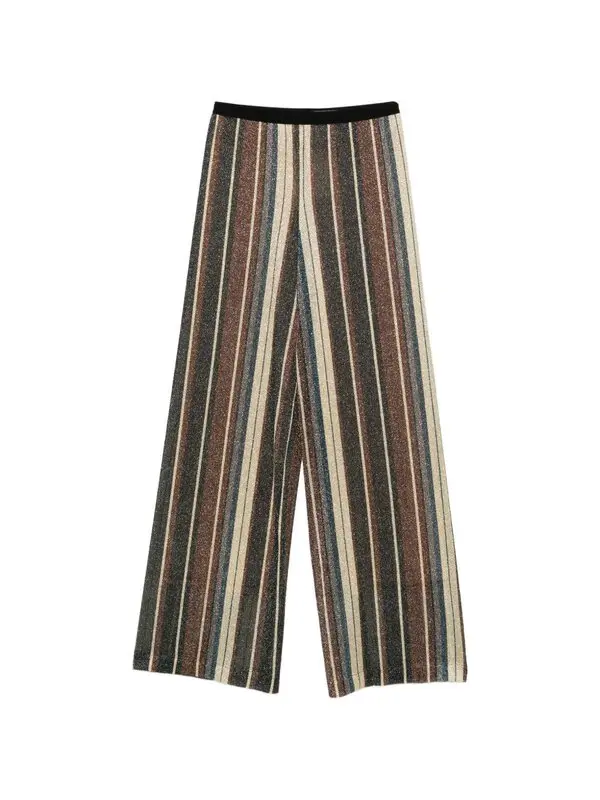 SIYU Striped Wide-leg Trousers - Multi