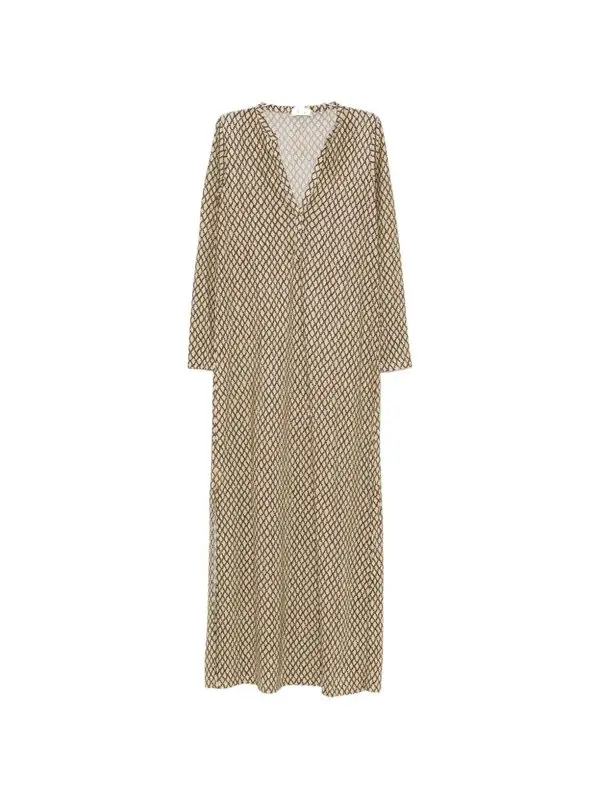 SIYU Money Kaftan Dress - Beige