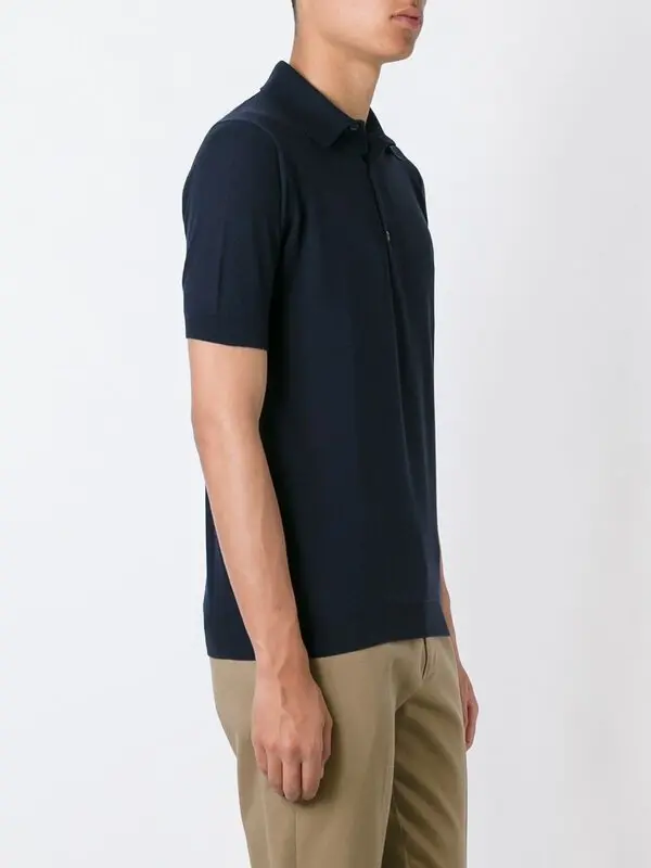 John Smedley Poloroth - Blue