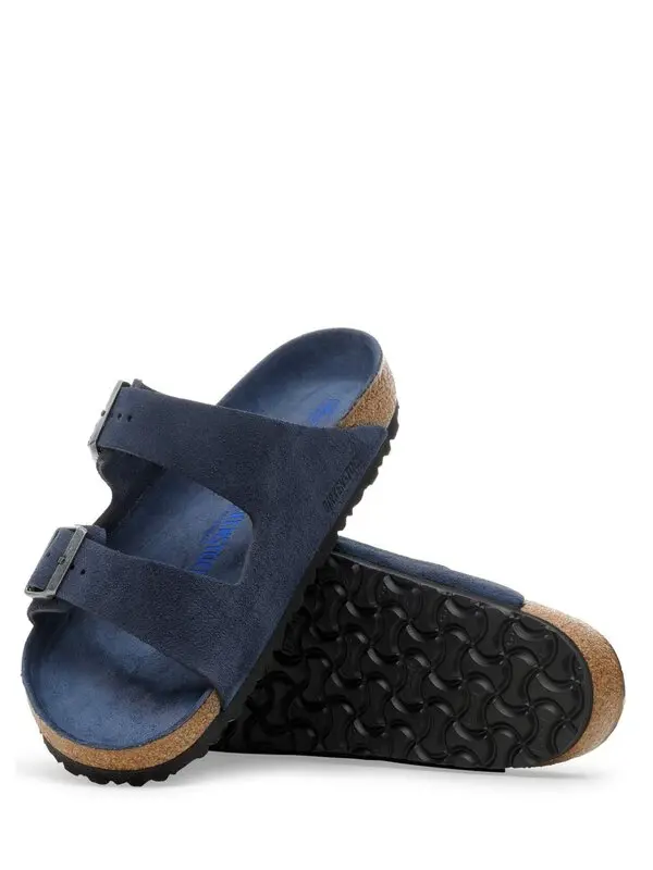 BIRKENSTOCK Arizona Buckled Slides - Blue