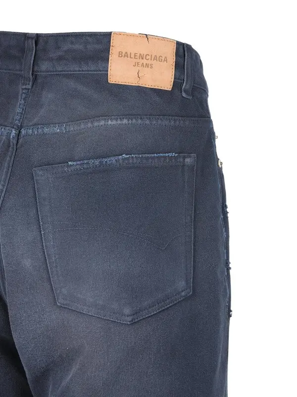 Balenciaga Denim Cotton Jeans - Blue