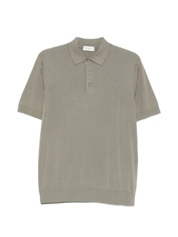 PAOLO PECORA Cotton Polo Shirt - Green