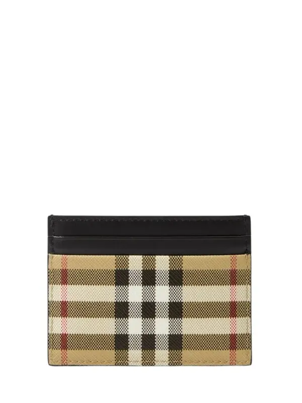 Burberry Check Card Holder