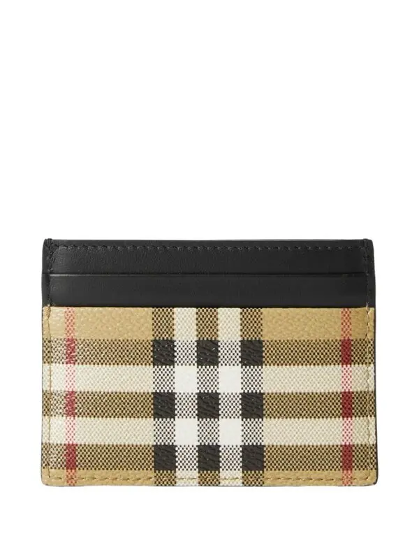 Burberry Check Card Holder