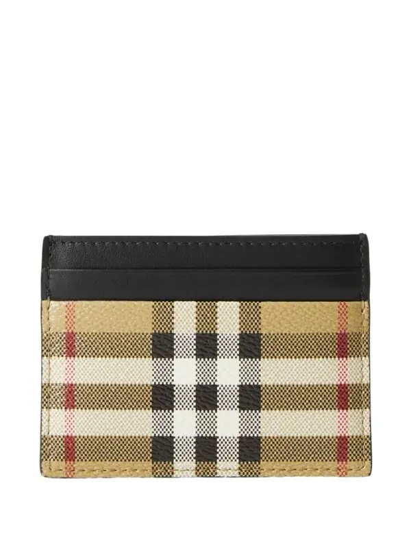Burberry Check Card Holder