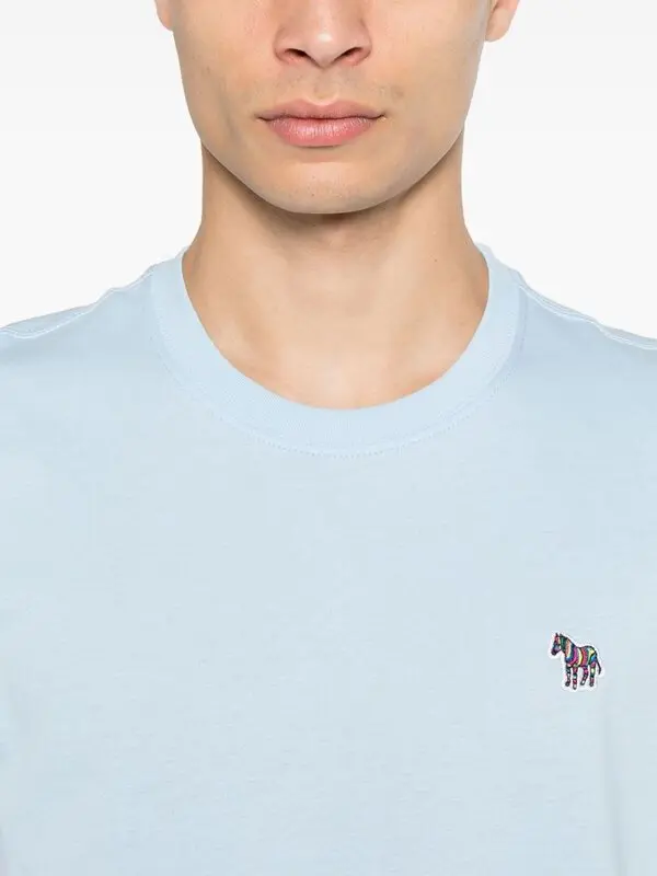Paul Smith Slim Fit Zebra T-shirt - Sky Blue