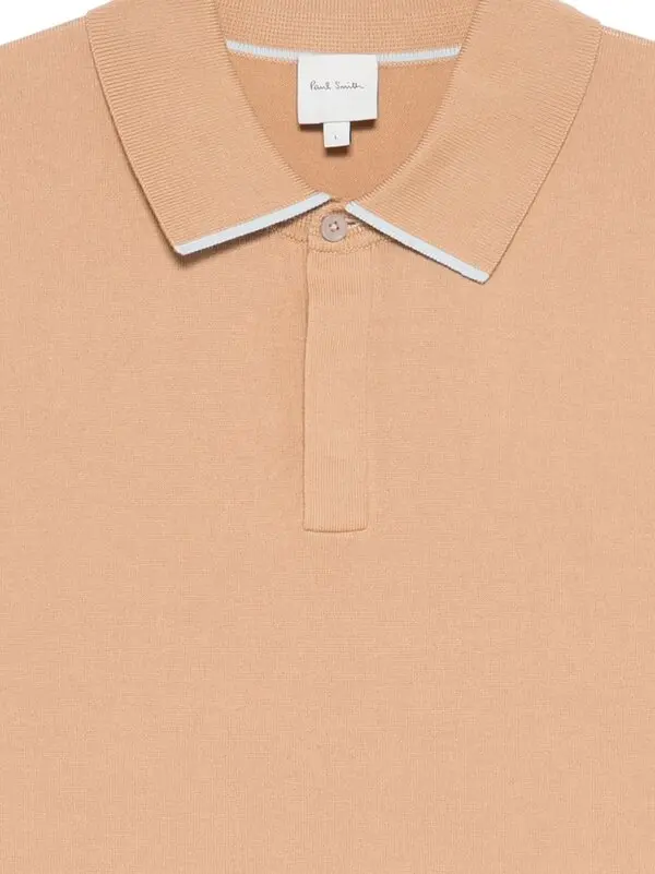 Paul Smith Cotton Polo Shirt - Beige