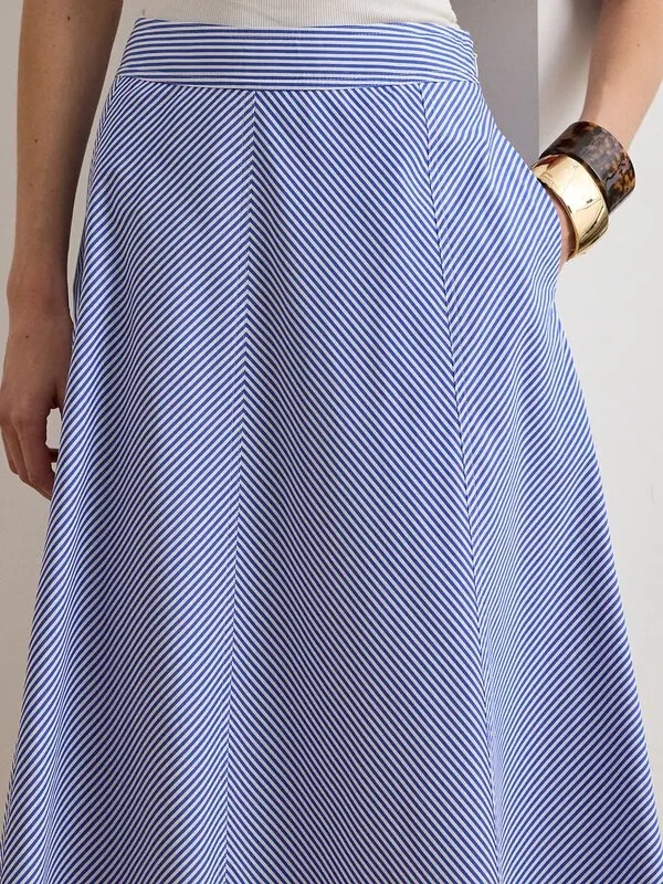 Ralph Lauren Striped A-line Skirt