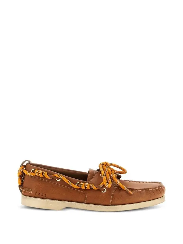 GOLDEN GOOSE Cruise Leather Loafers - Brown