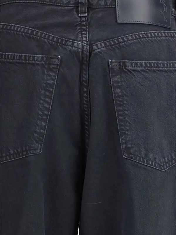 HAIKURE Bethany Wide-leg Denim Jeans - Black