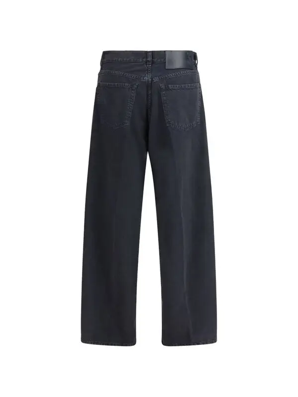 HAIKURE Bethany Wide-leg Denim Jeans - Black