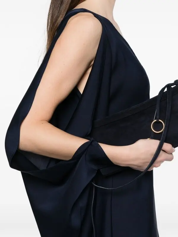 NOUVELLE SILK95FIVE Silk Asymmetric Dress