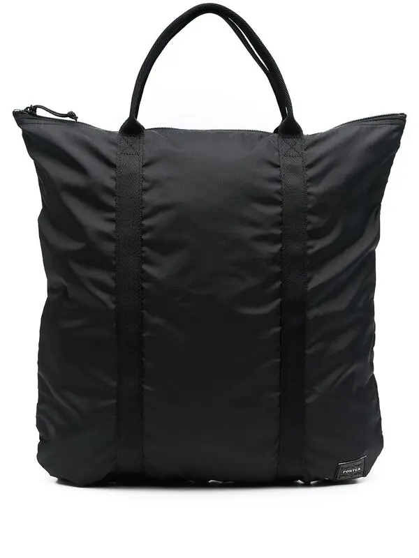 PORTER Flex 2way Nylon Tote Bag - Black