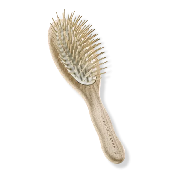 ACCA KAPPA Natura Oval Brush Wooden Pins - One-color