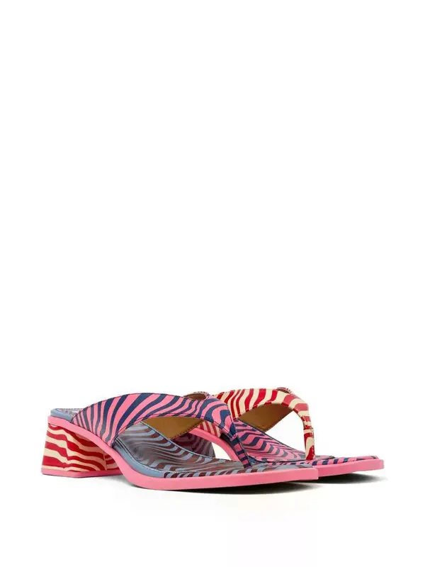 Camper Kora Striped Sandals