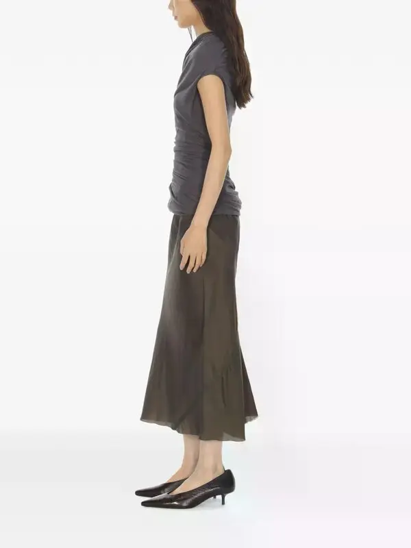 OUDE WAAG Shoulder-wrap Thread Top