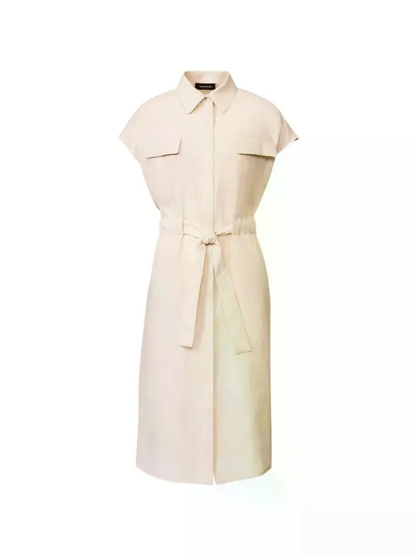 Fabiana Filippi Patch Pocket Belted Dress