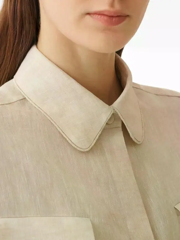 Fabiana Filippi Patch Pocket Belted Dress
