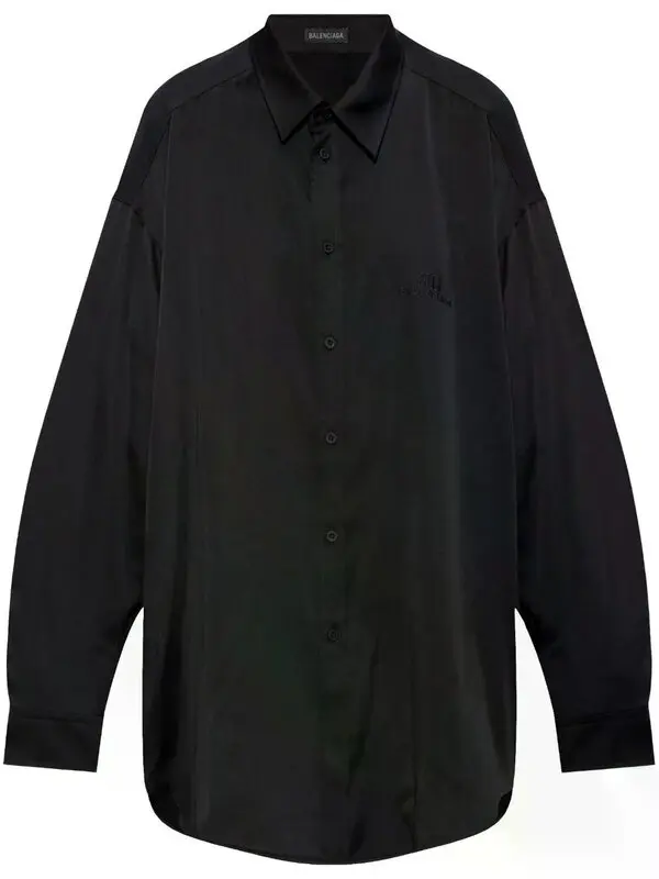 Balenciaga Logo-embroidered Shirt