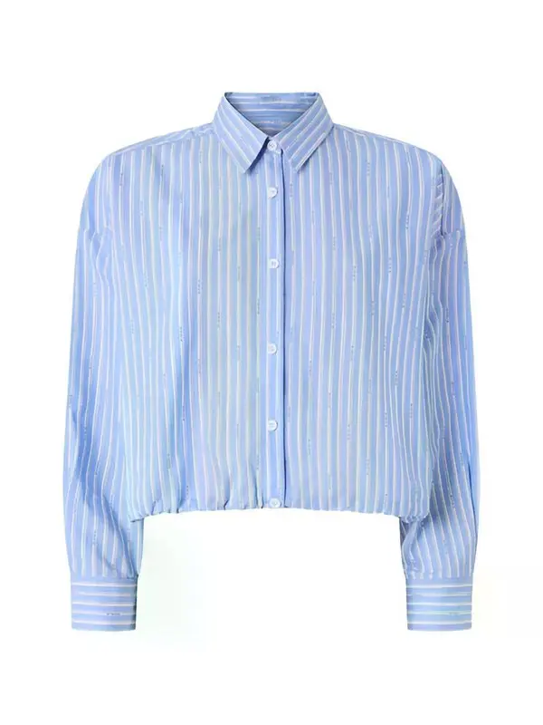 Pinko Striped Shirt With Button Fastening