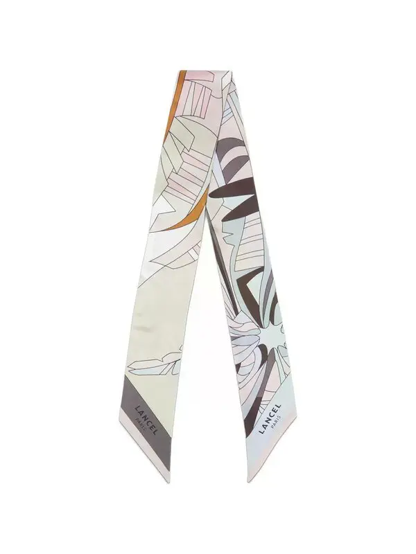 LANCEL Arabesque-motif Headband - Blue