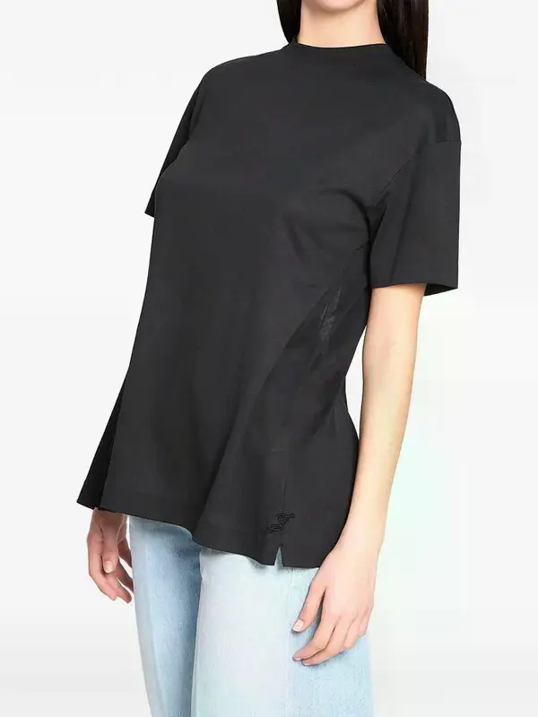 Jacquemus Paper Effect Open Back T-shirt