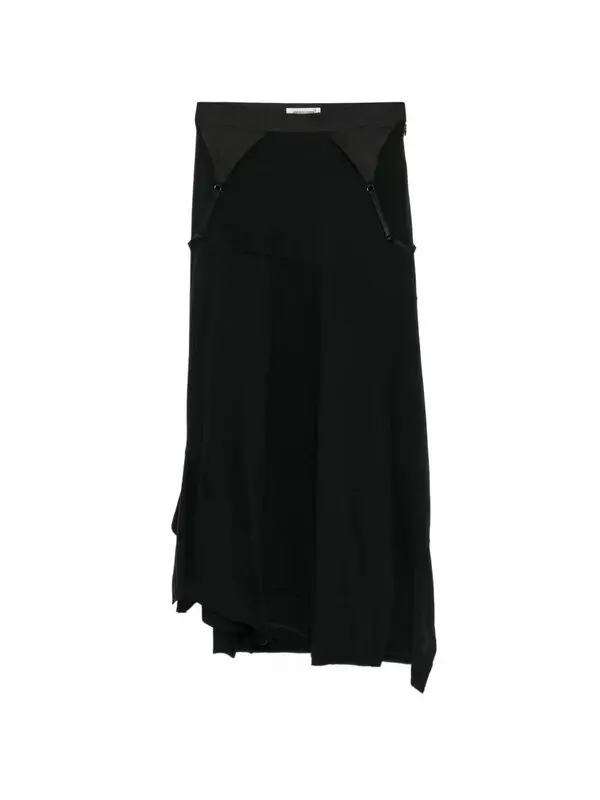 Undercover Strap Asymmetric Skirt
