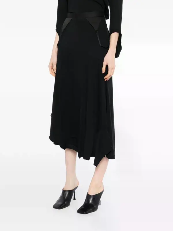 Undercover Strap Asymmetric Skirt