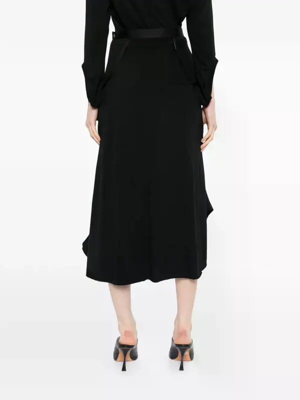 Undercover Strap Asymmetric Skirt