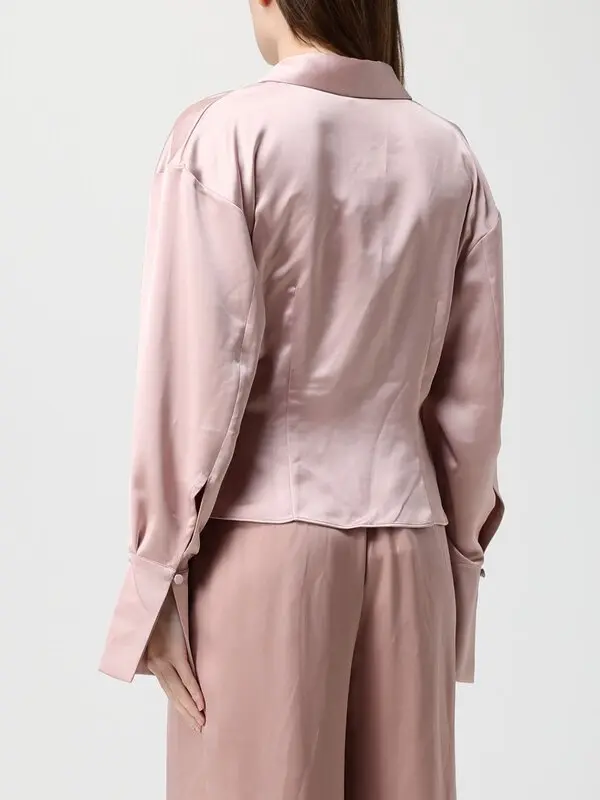Andamane Draped Blouse - Pink