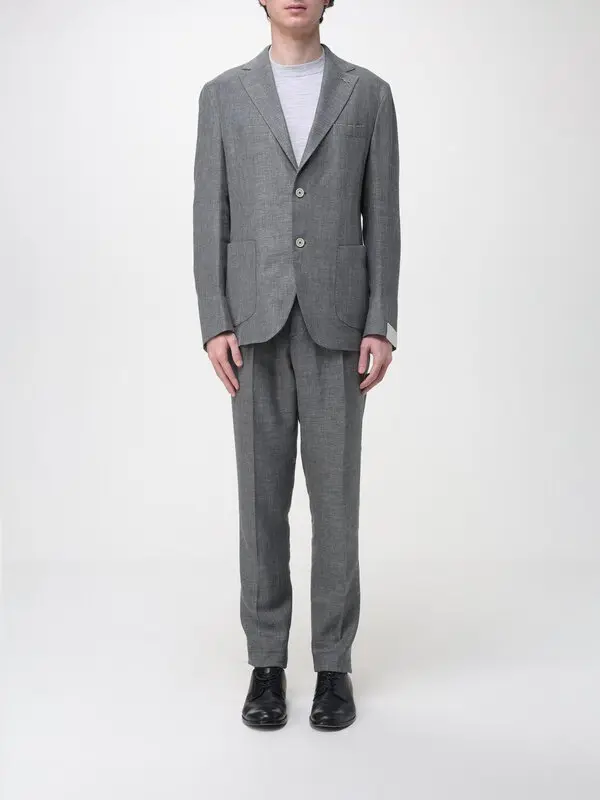 Eleventy Virgin Wool Suit - Black