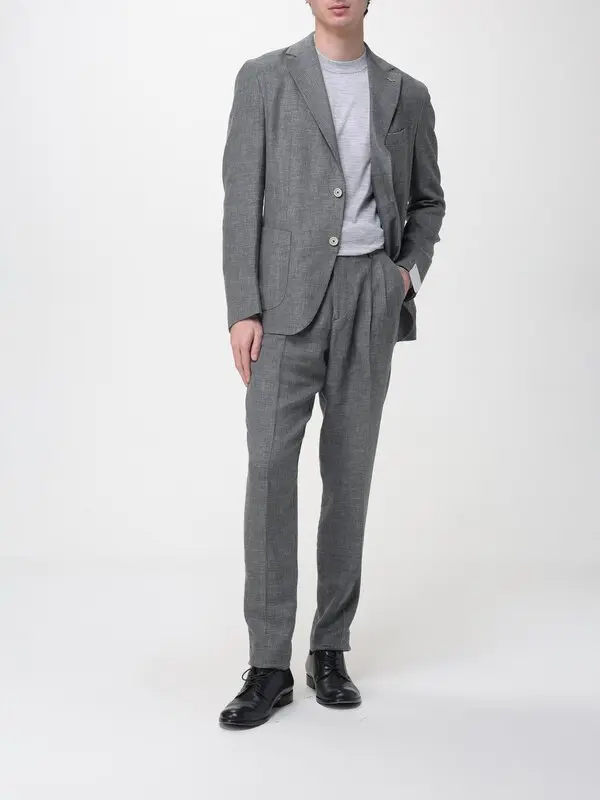 Eleventy Virgin Wool Suit - Black